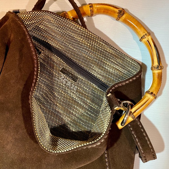 Plinio Visona | Bags | Plinio Visona Italian Suede Purse | Poshmark